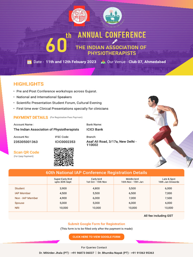 Registration For 60th IAP Annual Conference | PDF