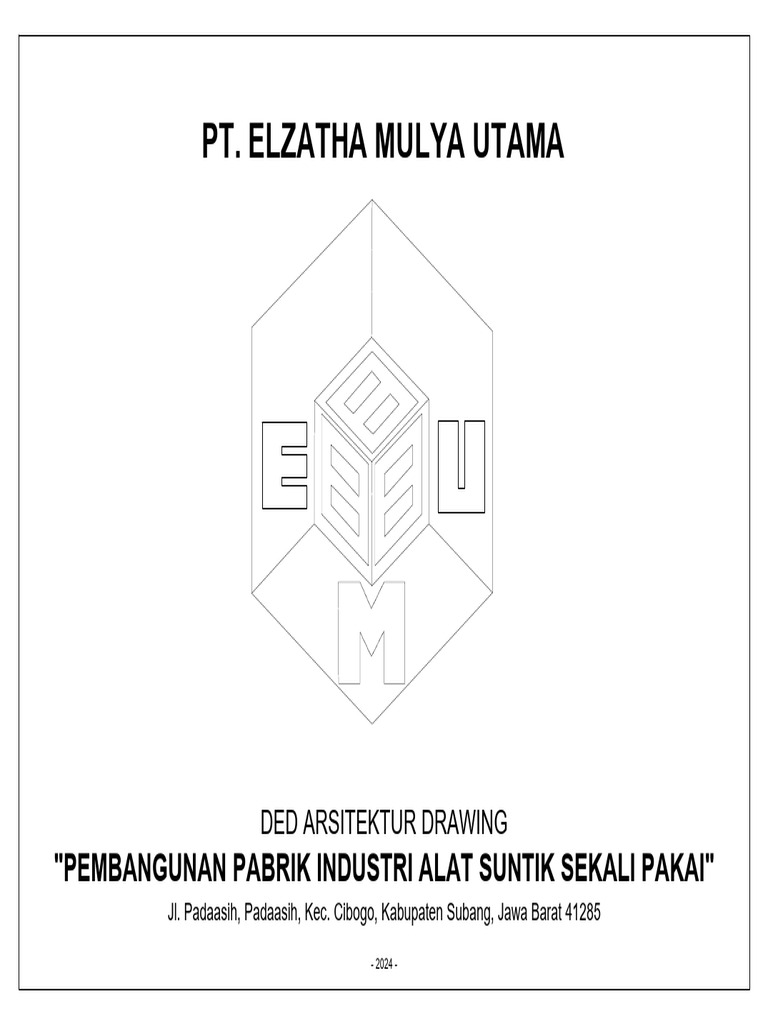 Ded Arsitektural Gedung Pabrik Alat Suntik PT - Emu 2025 | PDF