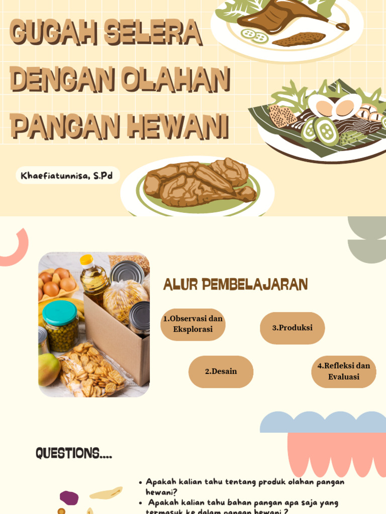 Olahan Pangan Hewani | PDF