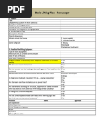 Lifting Plan Sample | PDF | Crane (Machine)