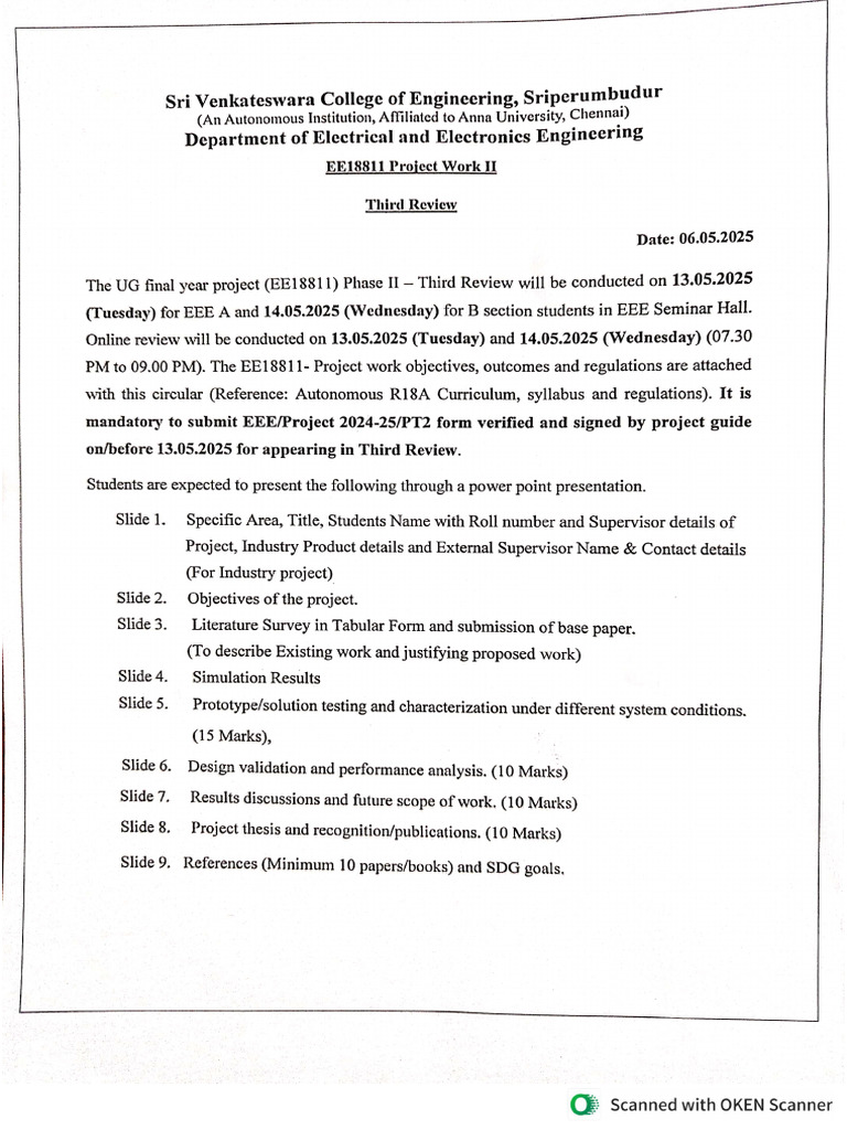 Circular Third Review | PDF