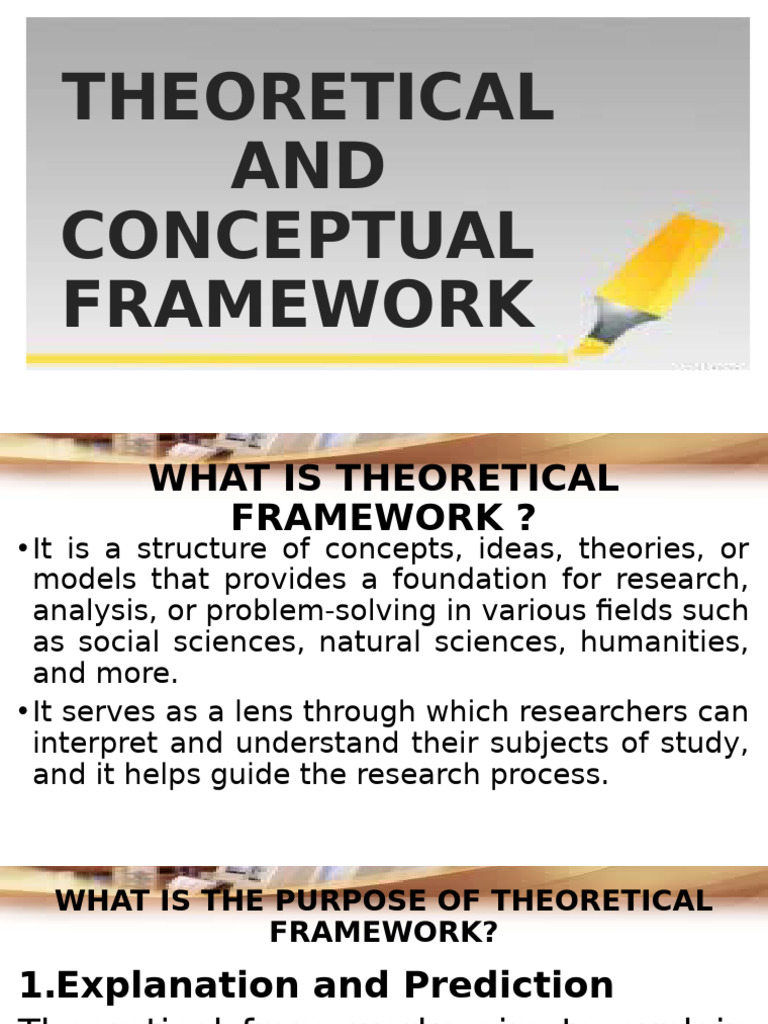 Theoretical and Conceptual Framework | PDF | Theory | Hypothesis