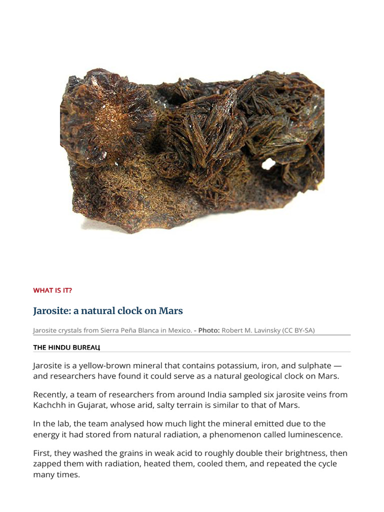 Jarosite | PDF