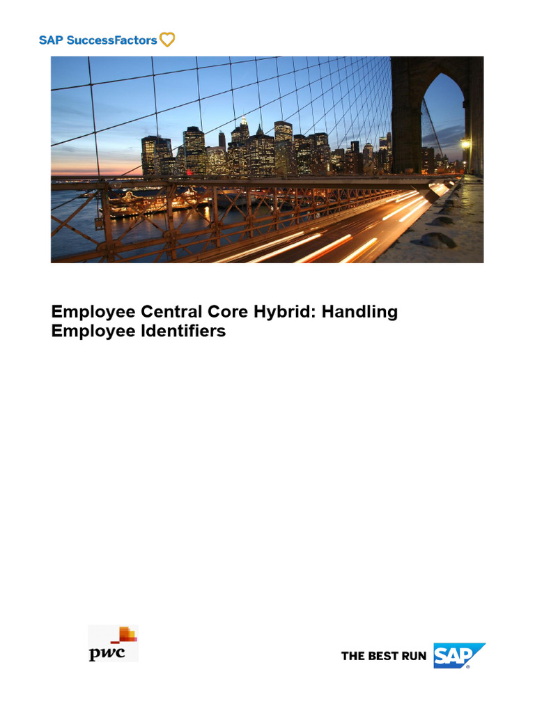 IDP - Employee Central Core Hybrid - Employee Identifiers V1.7 | PDF ...