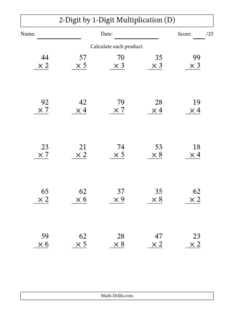 Multiplication 0201 004.1675735311 | PDF