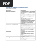 Document Control Form Template | PDF