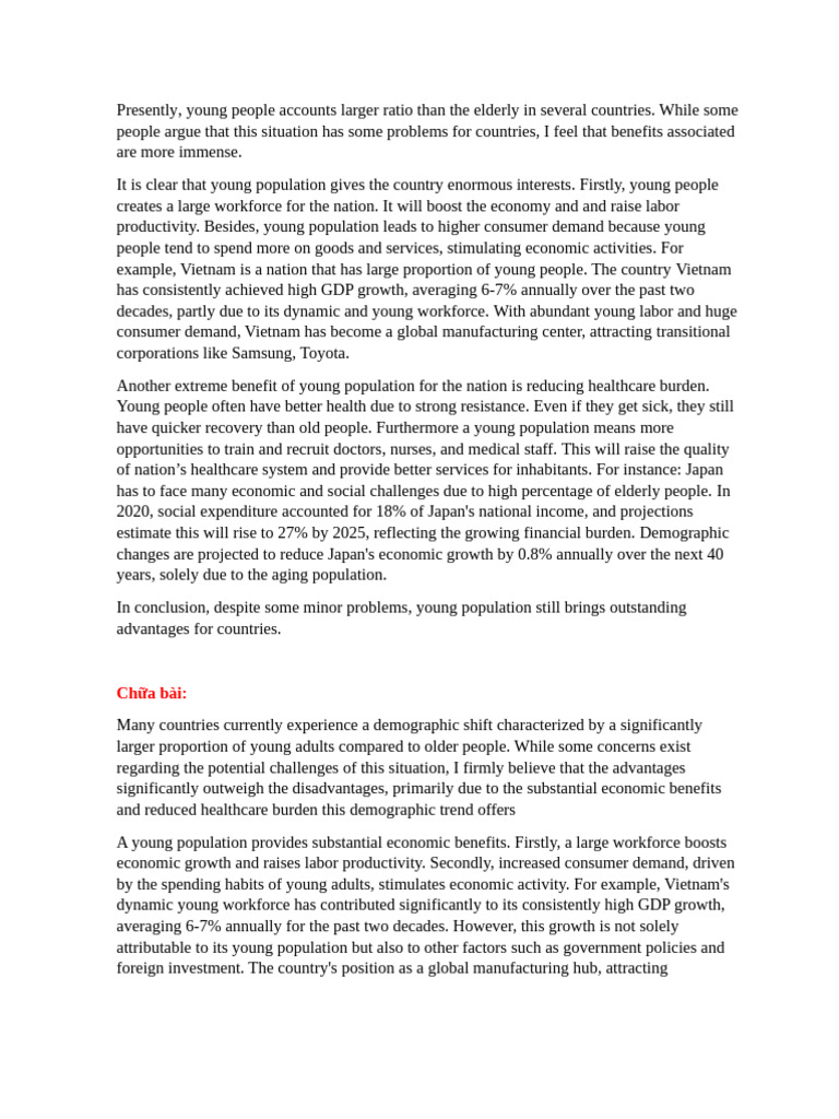 Cam 12, Test 2, Writing Task 2 | PDF | Economic Growth | Gross Domestic ...