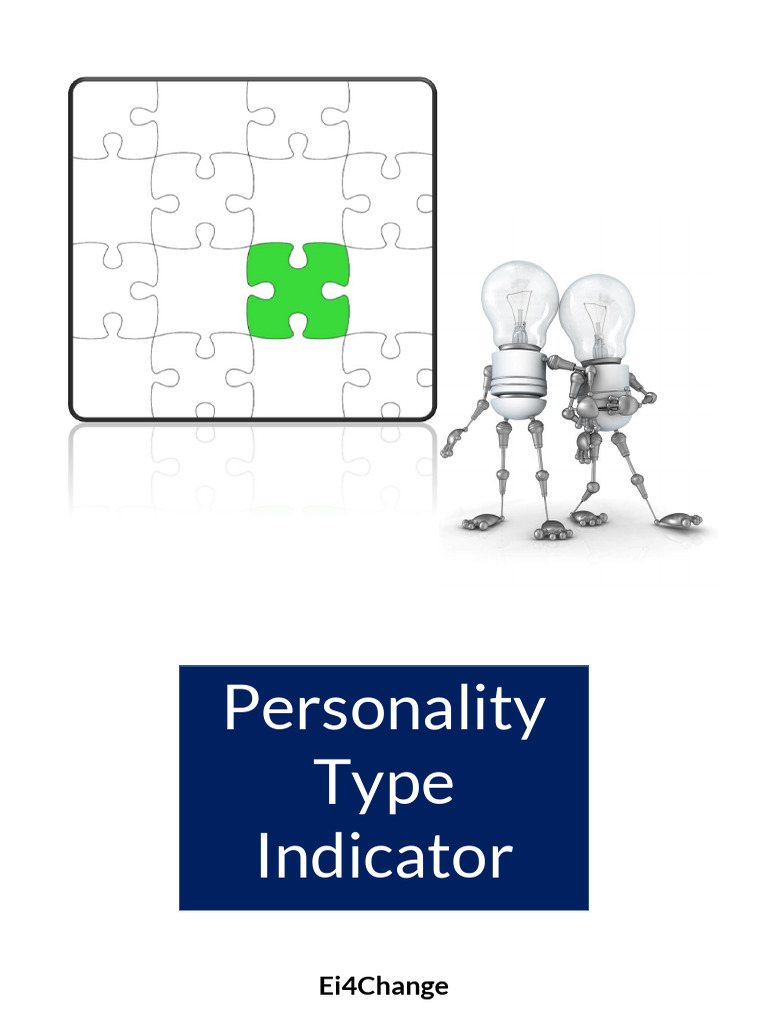 Personality Type Indicator Questionnaire | PDF | Personality Type ...