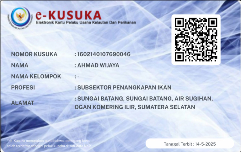 Kartu E-Kusuka - AHMAD WIJAYA | PDF