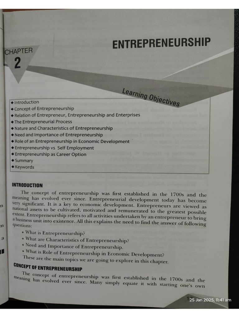 Entrepreneur 1ST Unit | PDF