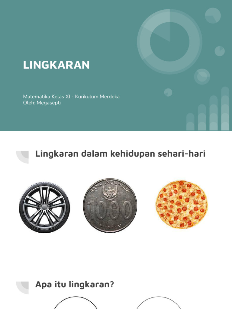 Unsur dan Perhitungan Lingkaran | PDF