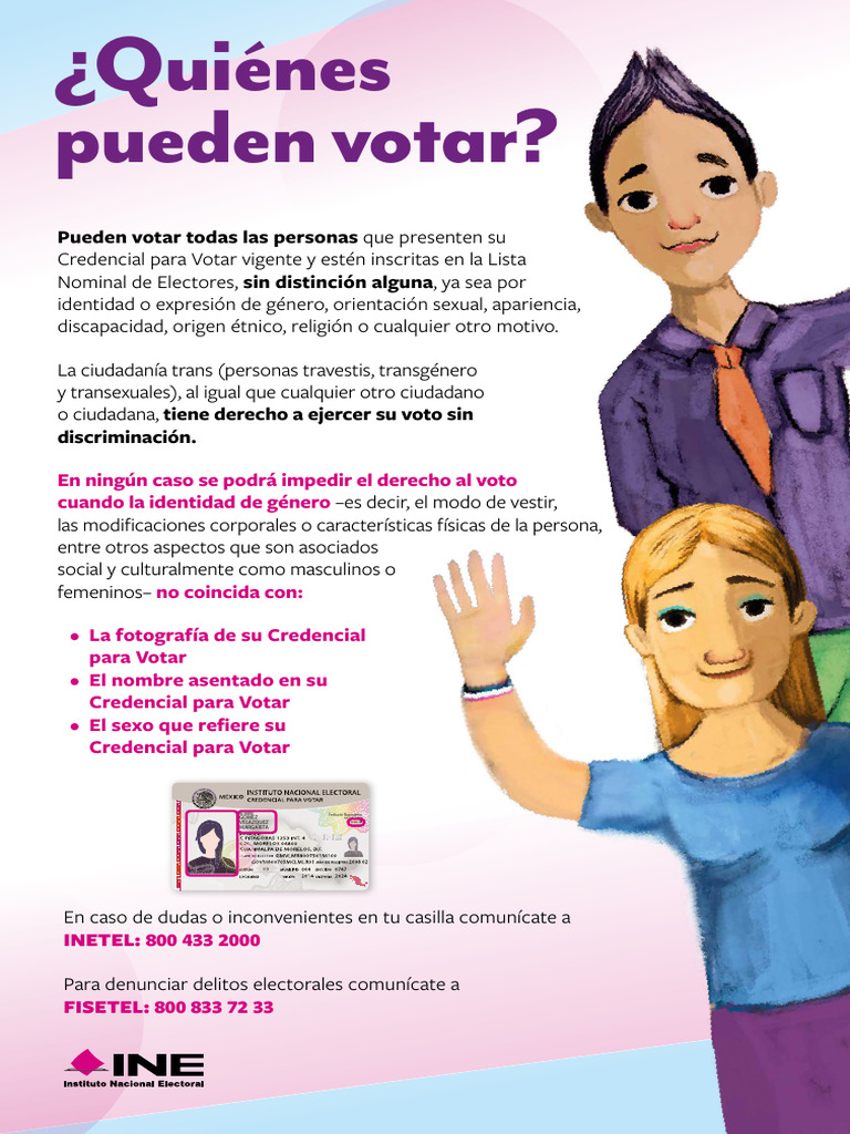 Cartel Quienes Pueden Votar | PDF