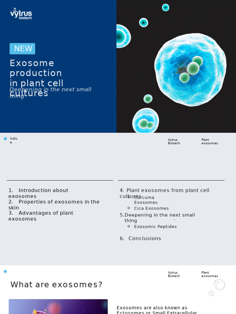 Plant Exosomes in Skincare Solutions | PDF | Vesicle (Biology And ...