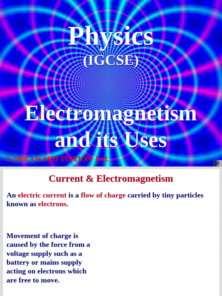 Electromagnetism & Its Uses | PDF | Magnetic Field | Relay