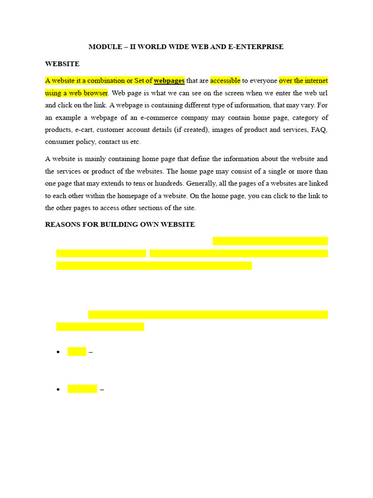 MODULE-II E-Commerce | PDF | Electronic Data Interchange | Augmented ...
