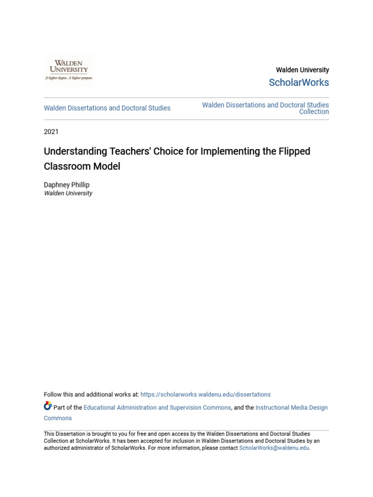 Understanding Teachers Choice For Implementing The Flipped Class | PDF ...