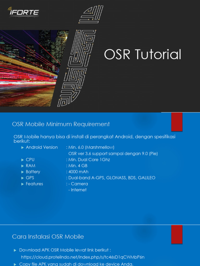 Panduan Instalasi OSR Mobile | PDF