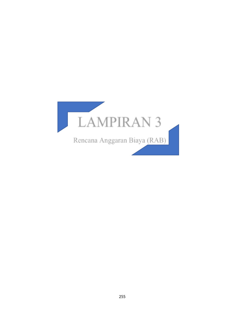 Lampiran 3. Perhitungan RAB | PDF