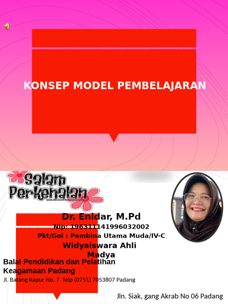 Konsep Dasar Model - Model Pembelajaran | PDF