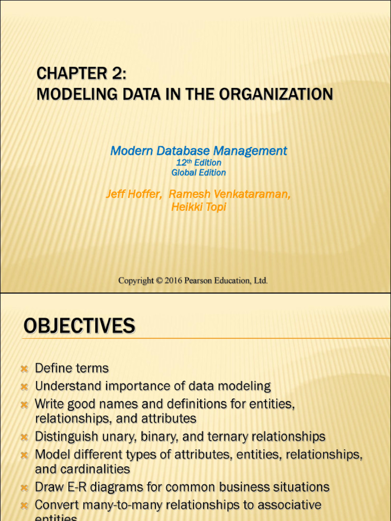 Ch02 - Modeling Data in The Organization | PDF | Databases | Data