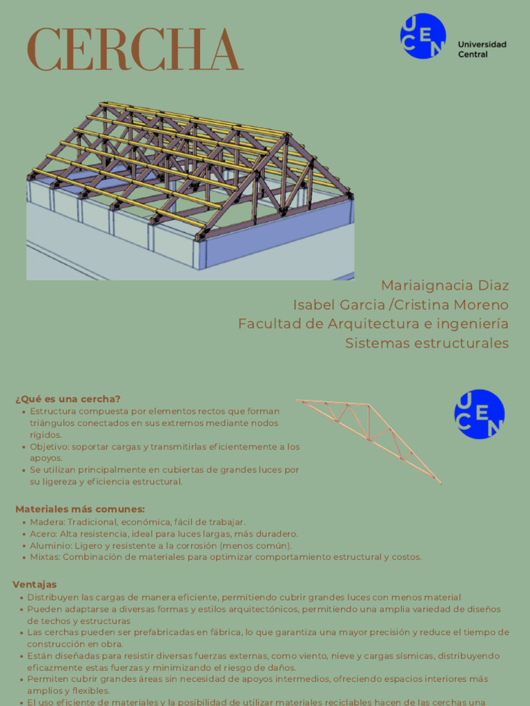 Cercha | PDF | Braguero | Ingeniería estructural
