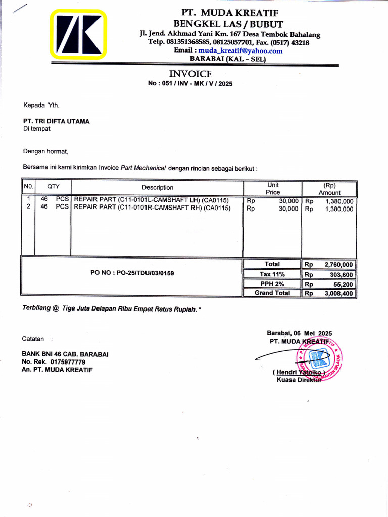 Invoice 051 | PDF