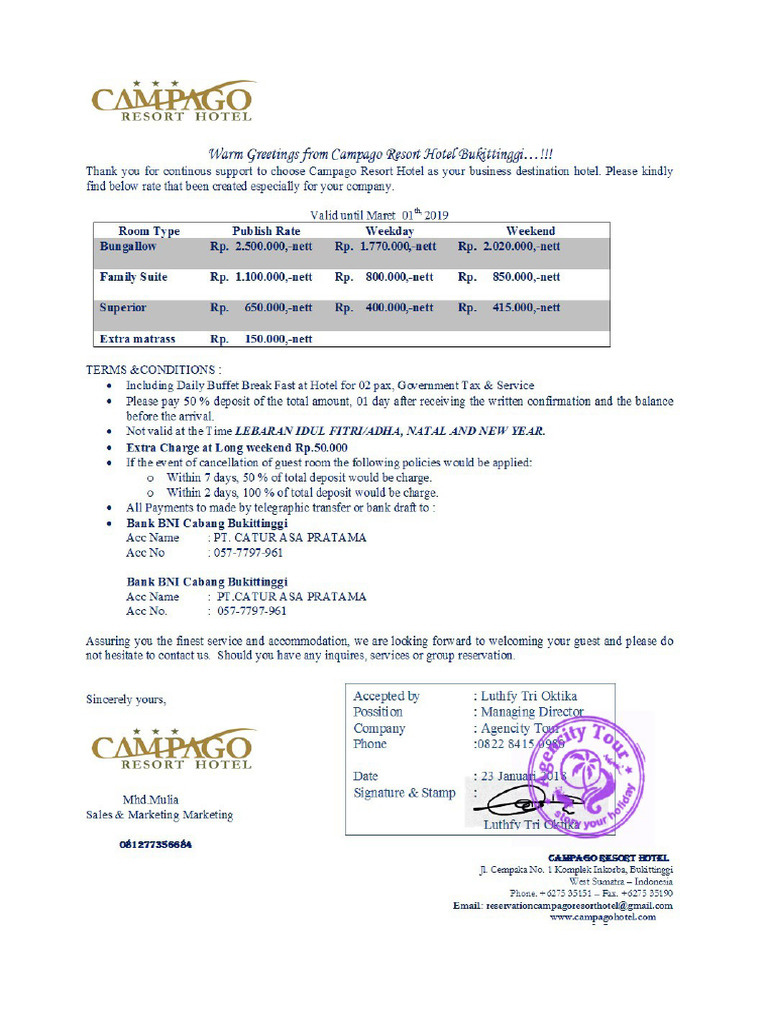 Campago Hotel | PDF