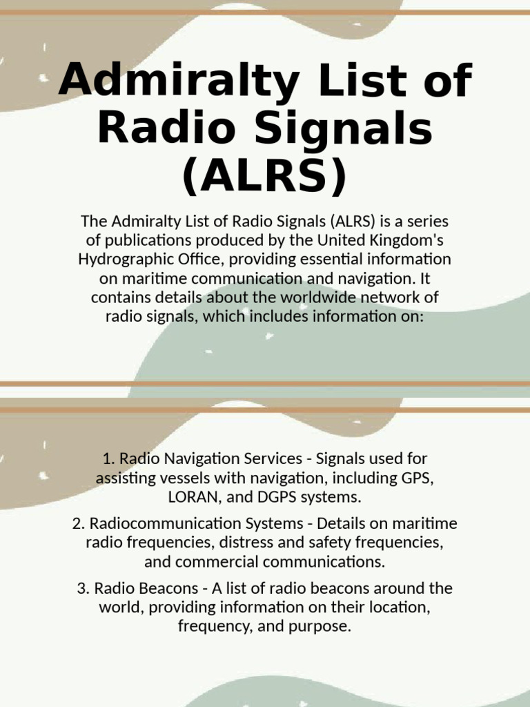 Marcom Group 1 Report | PDF | Navigation | Radio