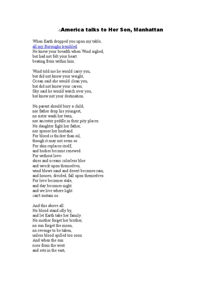 America’s Heartfelt Ode to Manhattan | PDF | Nature