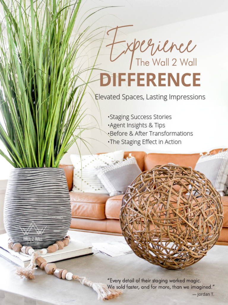 Staging With Wall 2 Wall | PDF | Prices | Interior Design