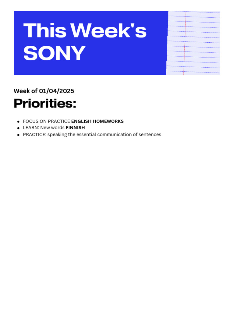 Week of 01042025 | PDF