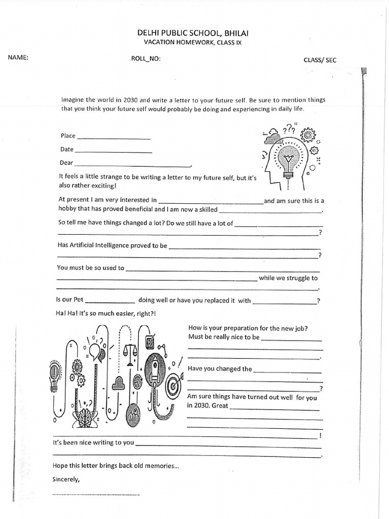 Class Ix Vacation Homework | PDF