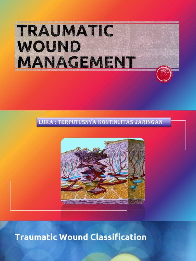 Wound Management DR - Anselmus SP.B | PDF | Wound | Medical Specialties