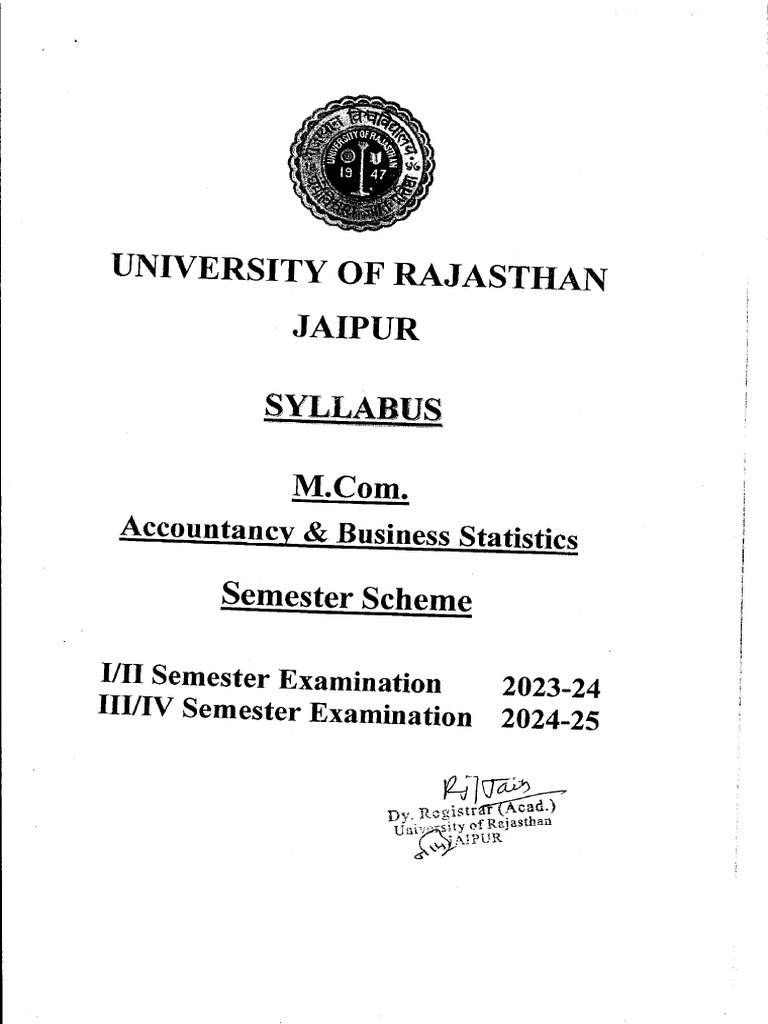 Abst (I To IV) 2021-23 | PDF