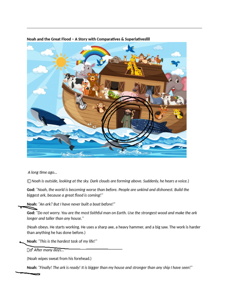 3 Beginner Noah and The Great Flood | PDF | Noah's Ark | Noah