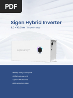SigenStack BAT 12.0 Specifications | PDF | Energy Technology | Electric ...