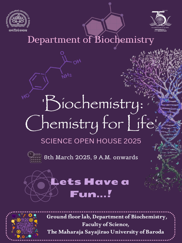 Biochemistry Science Open House 2025 | PDF