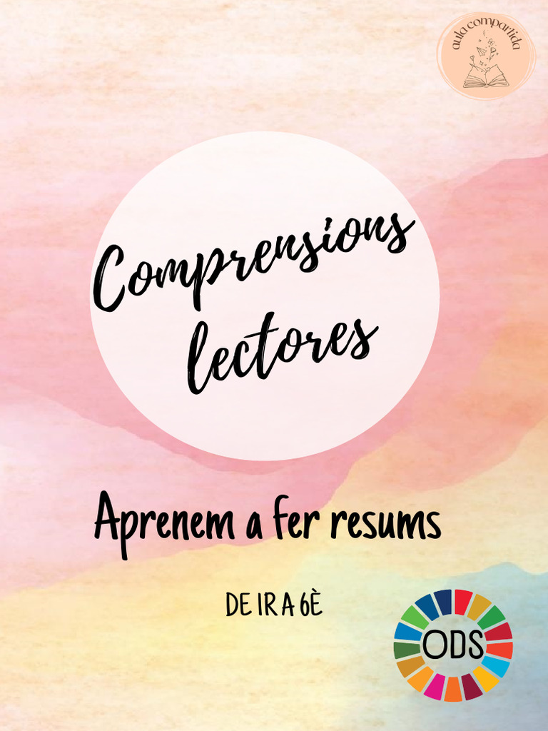 COMPRENSIONS LECTORES - Fer Resums - 1r A 6è | PDF