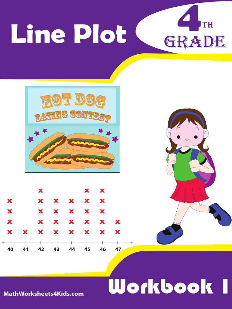 Workbooks - 4th Grade - Line Plot 1 | PDF | Ice Cream | Coins
