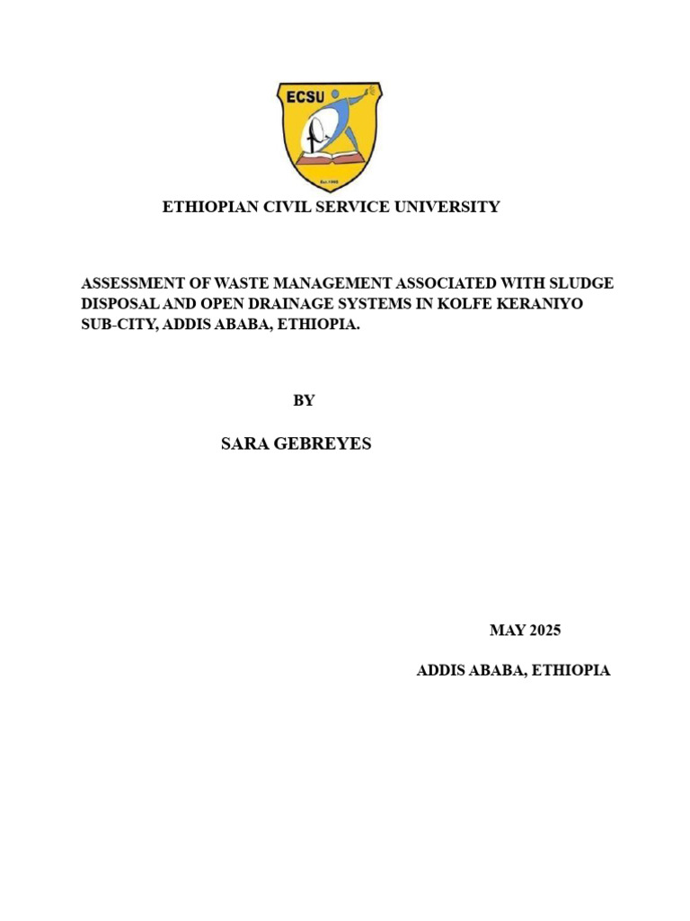 Amain Thesis | PDF | Waste | Waste Management