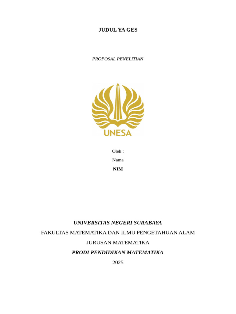 Proposal Penelitian Metopen | PDF