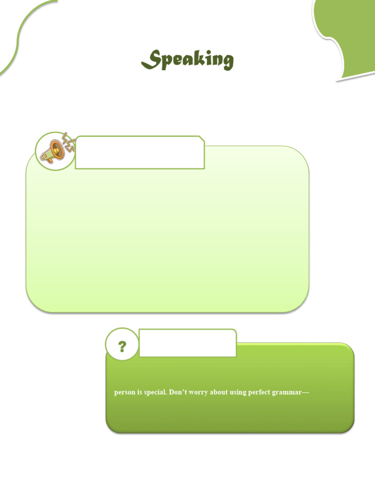 Module Speaking Group 3 | PDF | Vocabulary | Cognition