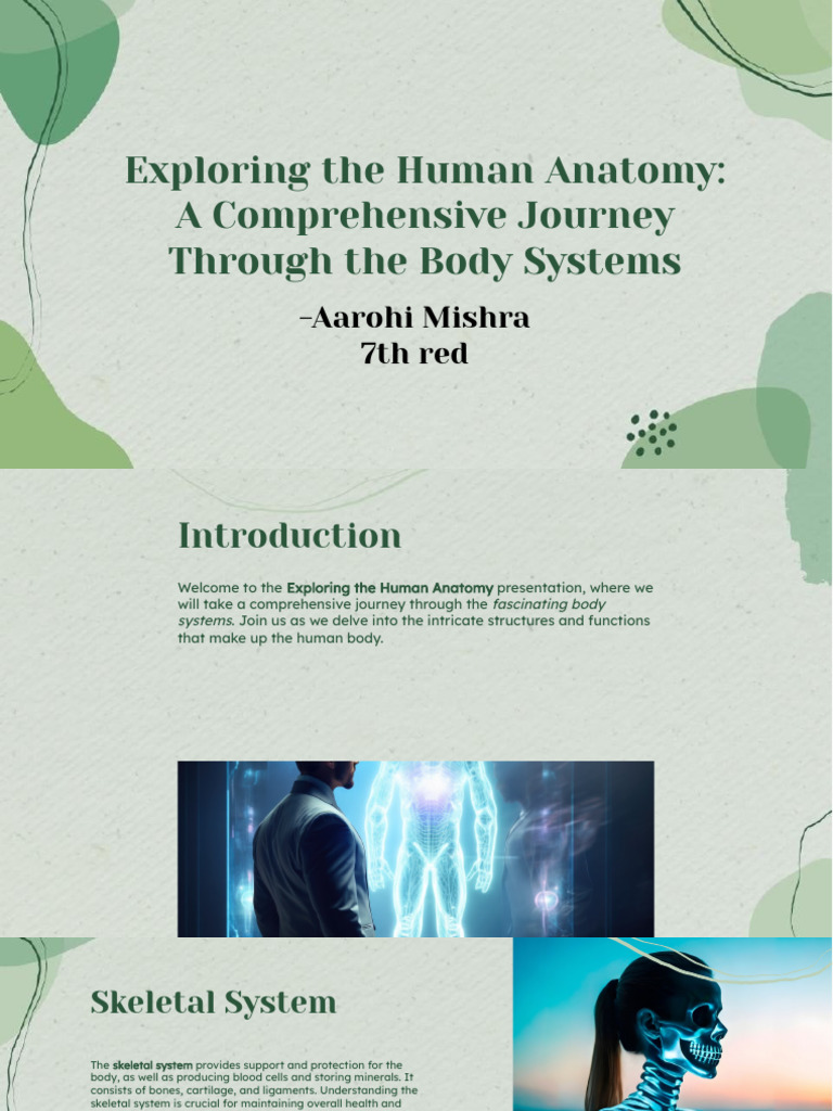 Slidesgo Exploring The Human Anatomy A Comprehensive Journey Through ...