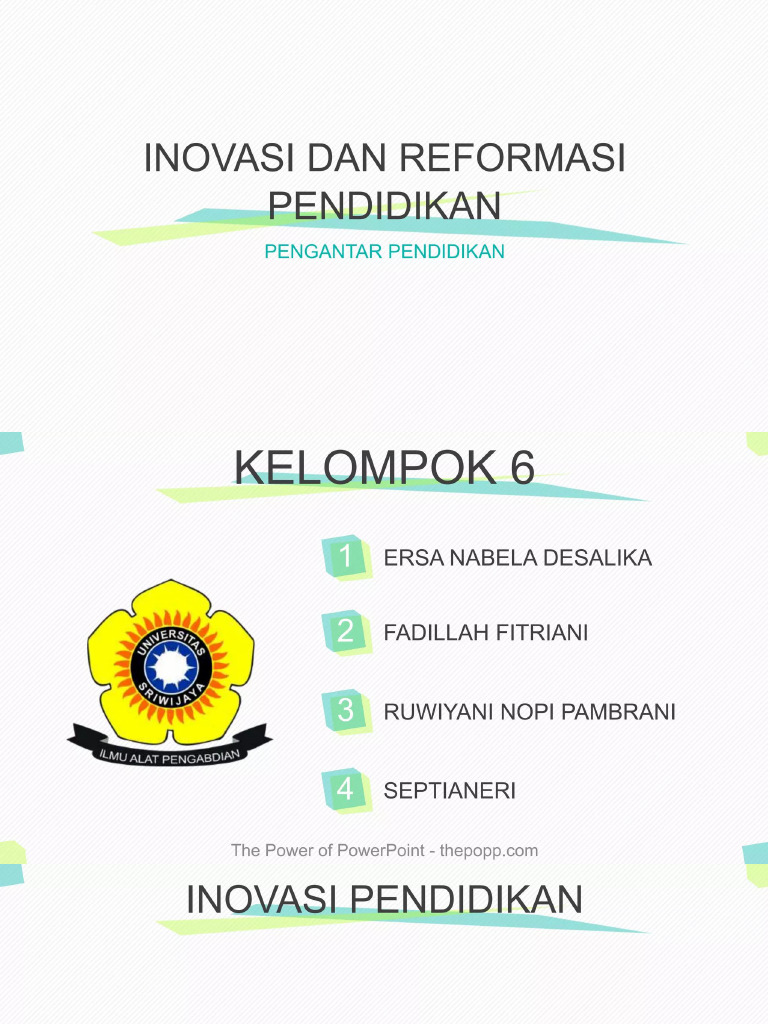 Inovasi Dan Reformasi Pendidikan | PDF