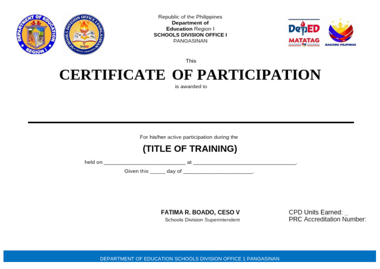 CERTIFICATE TEMPLATE | PDF