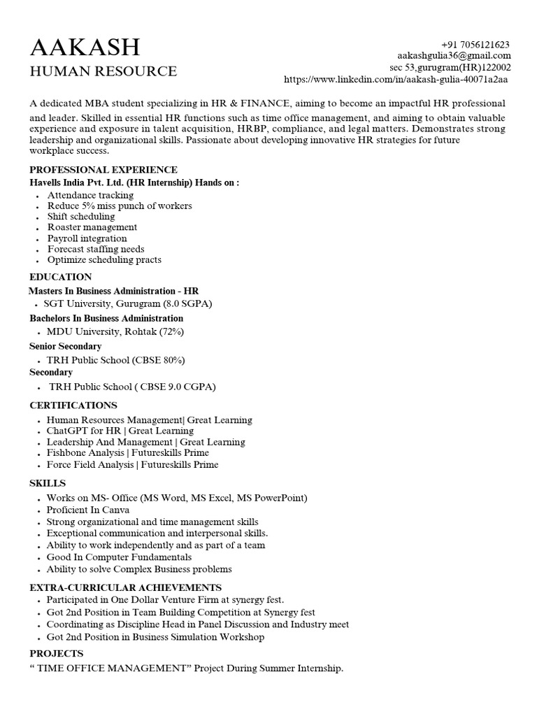 Aakash HR .PDF - 20250429 - 220313 - 0000 | PDF