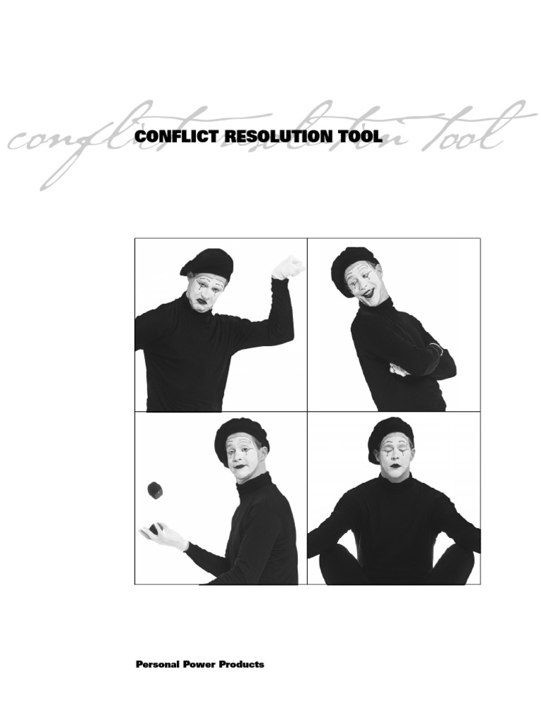 Conflict Resolution Tool 1010061 | PDF | Conflict Resolution | Empathy