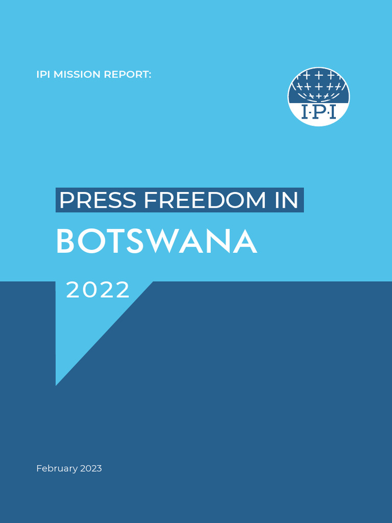 Press Freedom in Botswana 2022 | PDF | Defamation | Freedom Of The Press