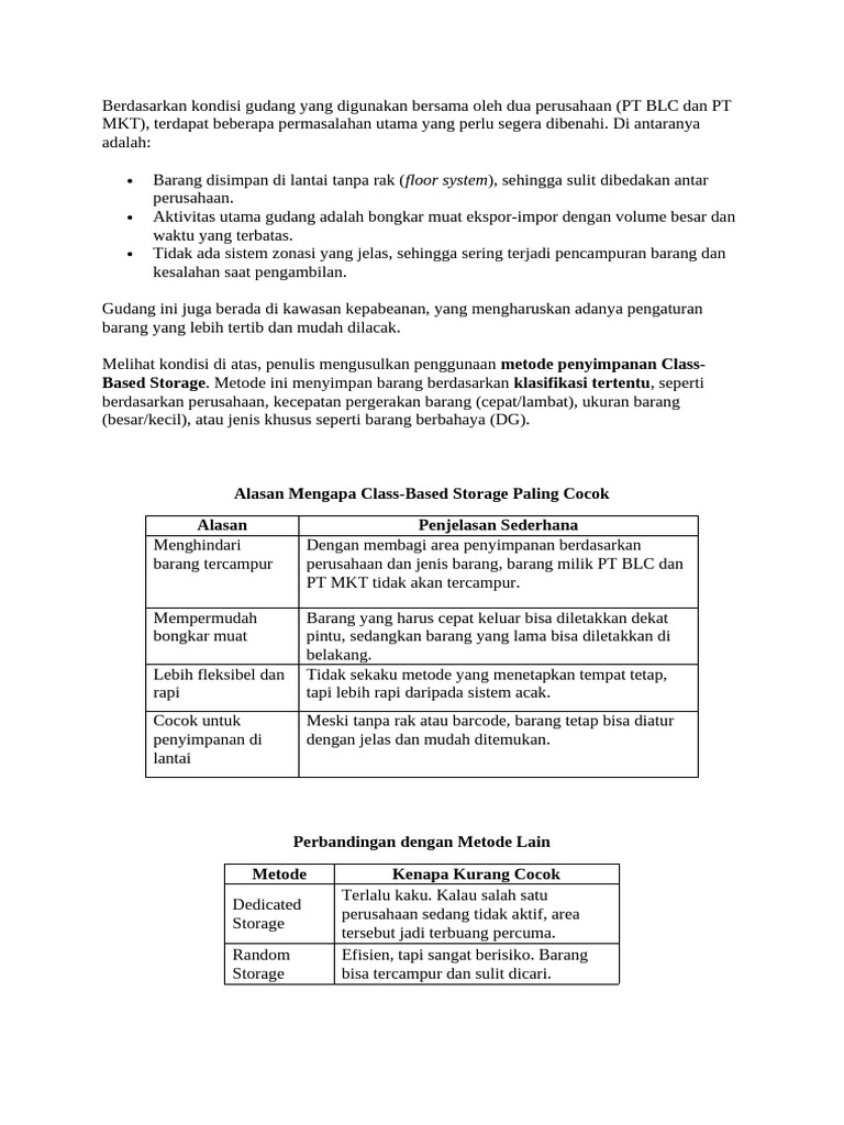 Optimalisasi Layout Gudang Bersama | PDF