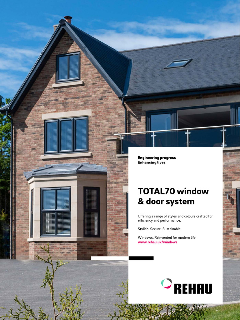 REHAU TOTAL70 Flush Windows Overview | PDF | Window | Door